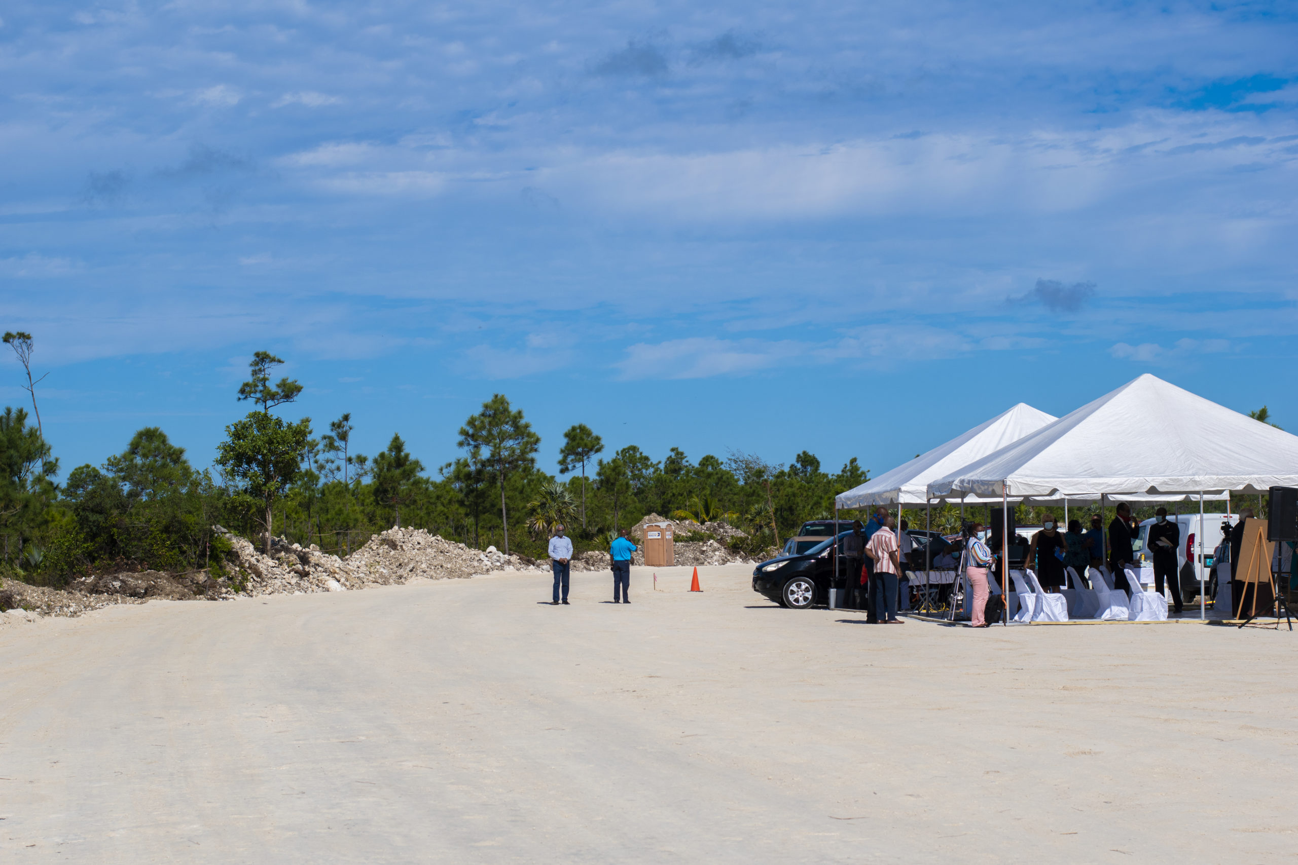 Prime Minister Minnis breaks ground on new Government Carmichael ...